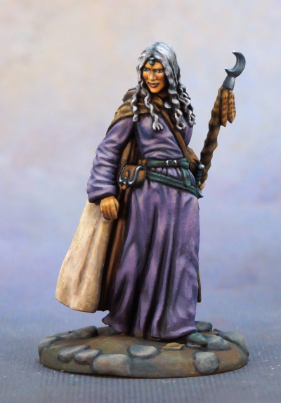 Female Mage with Staff – Bird with a Brush